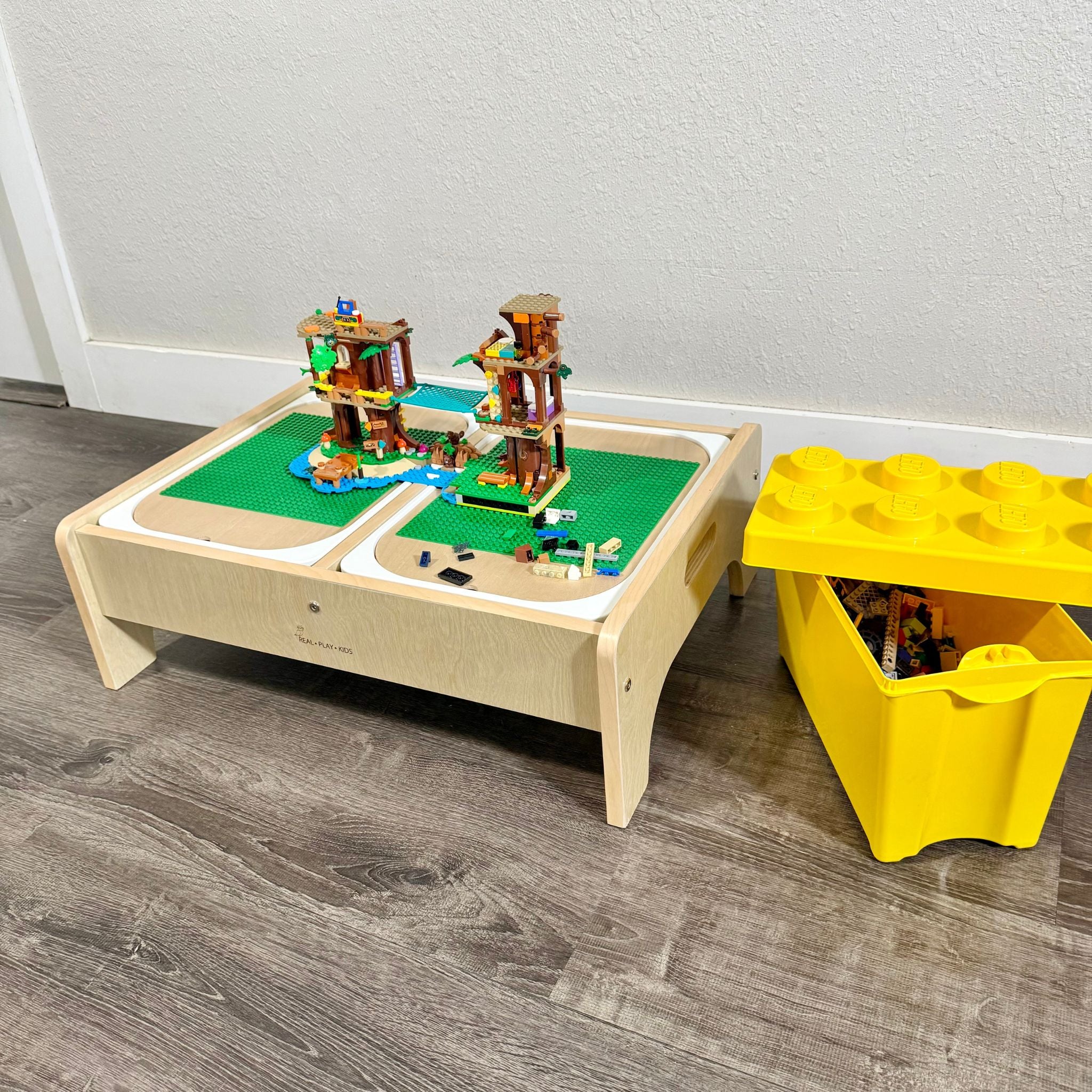 LEGO® Floor Table – Single or Double Bin – Real Play Kids
